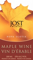 Jost Maple Wine « The Rum Howler Blog