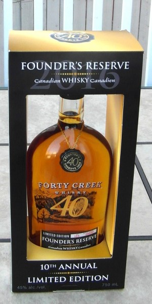 Forty Creek Founder’s Reserve Canadian Whisky « The Rum Howler Blog