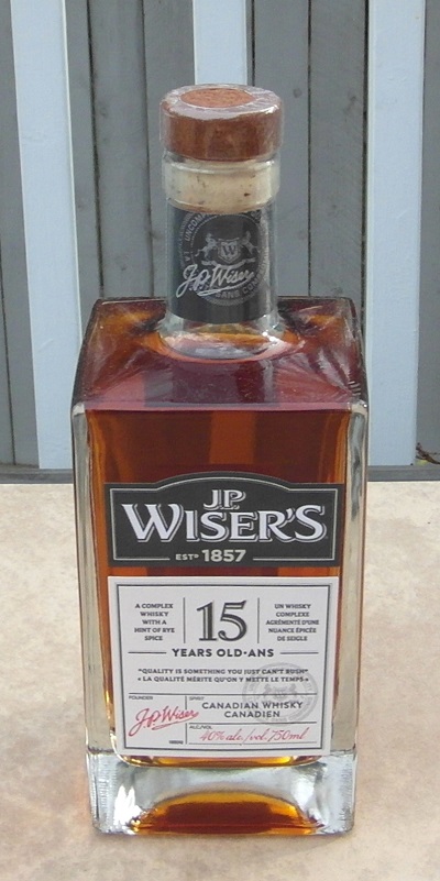 Review: J.P. Wiser’s 15 Year Old Canadian Whisky « The Rum Howler Blog