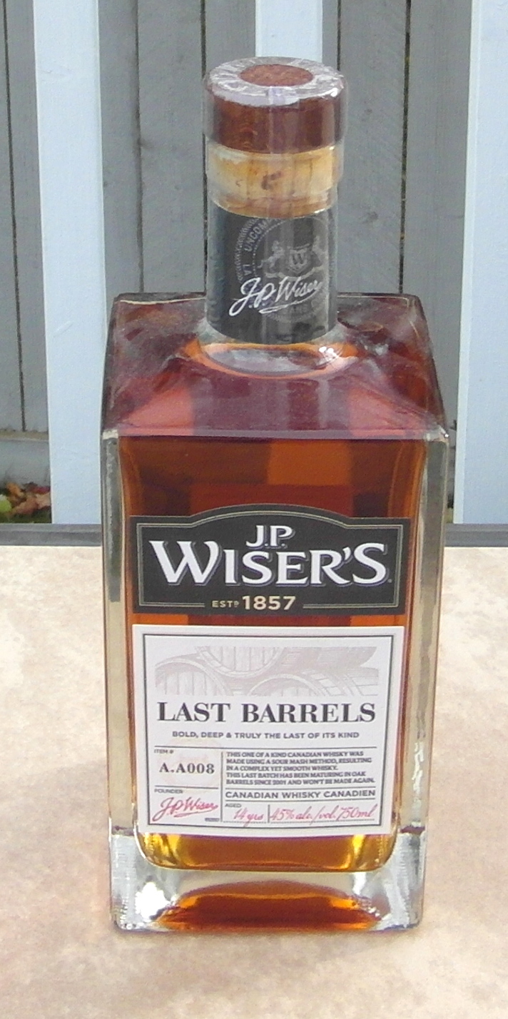 #Top100CanadianWhisky #3: J.P. Wiser’s Last Barrels « The Rum Howler Blog
