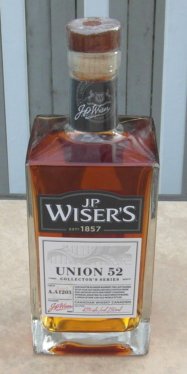 #Top100CanadianWhisky #25: J.P. Wiser’s Union 52 « The Rum Howler Blog
